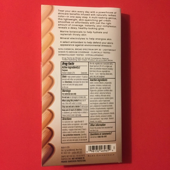 bareMinerals | Makeup | Bareminerals Complexion Rescue Sample | Poshmark